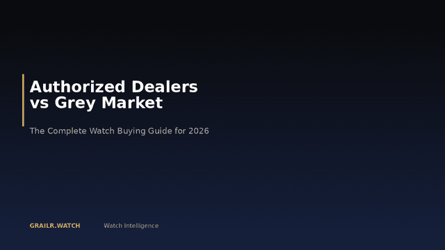 Authorized Watch Dealers vs Grey Market: The Complete 2026 Buying Guide ...