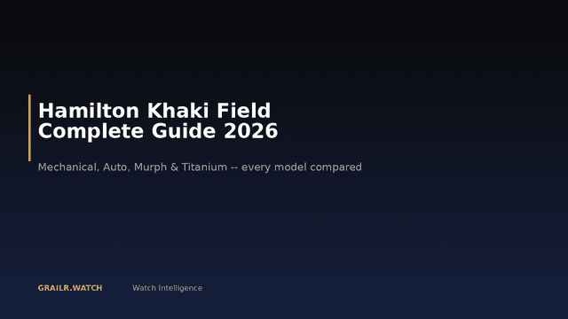 Hamilton Khaki Field Guide 2026: Mechanical, Auto & Murph Compared | Grailr